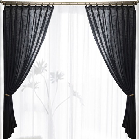 Net curtains black store
