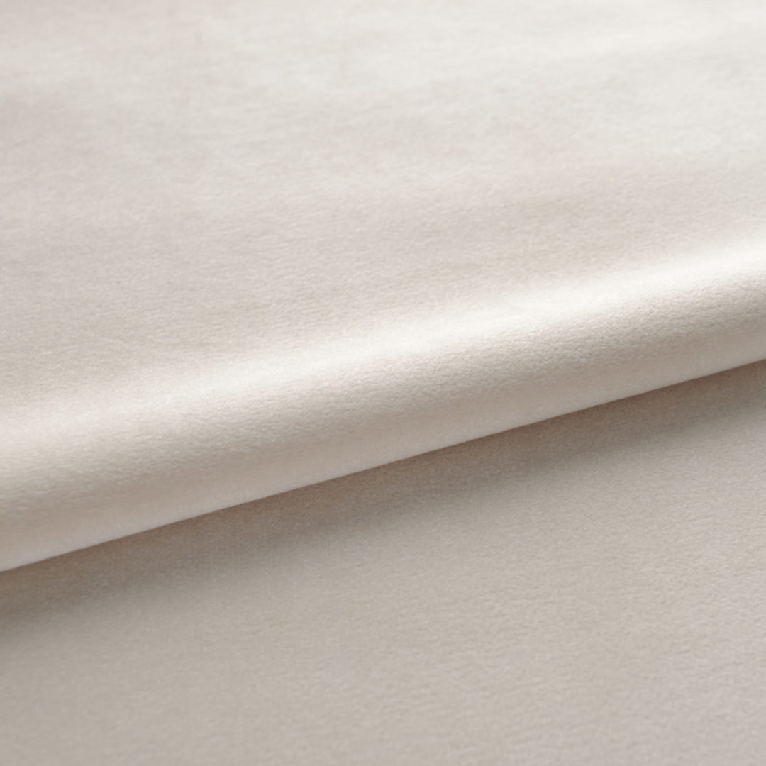 Microfiber Cream Velvet Curtain