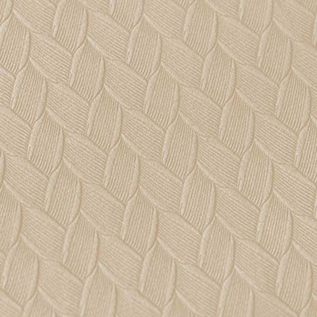 Scandinavian Basketweave Cream Off White Embossed Velvet Blackout Curtains