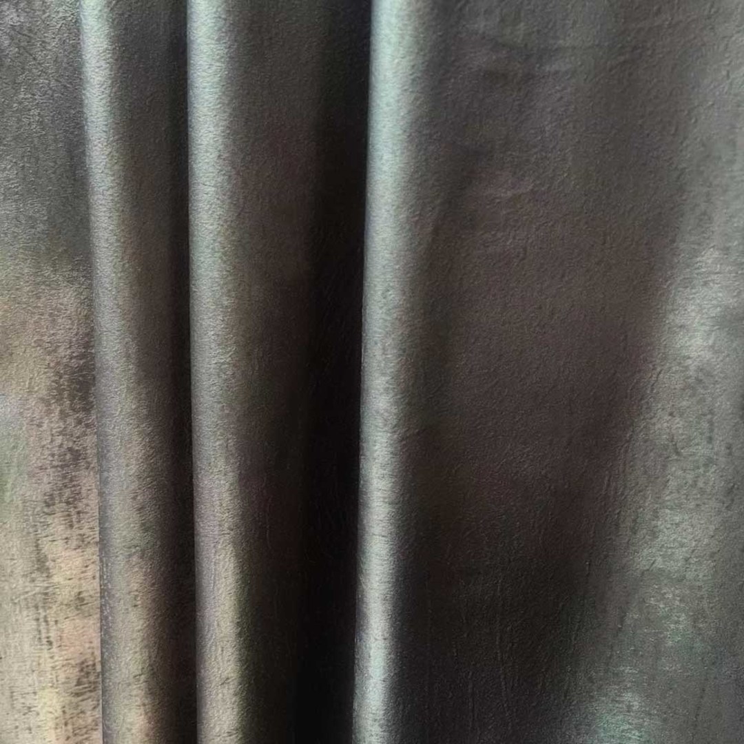 Satiny Touch Dark Gray Sheer Curtain