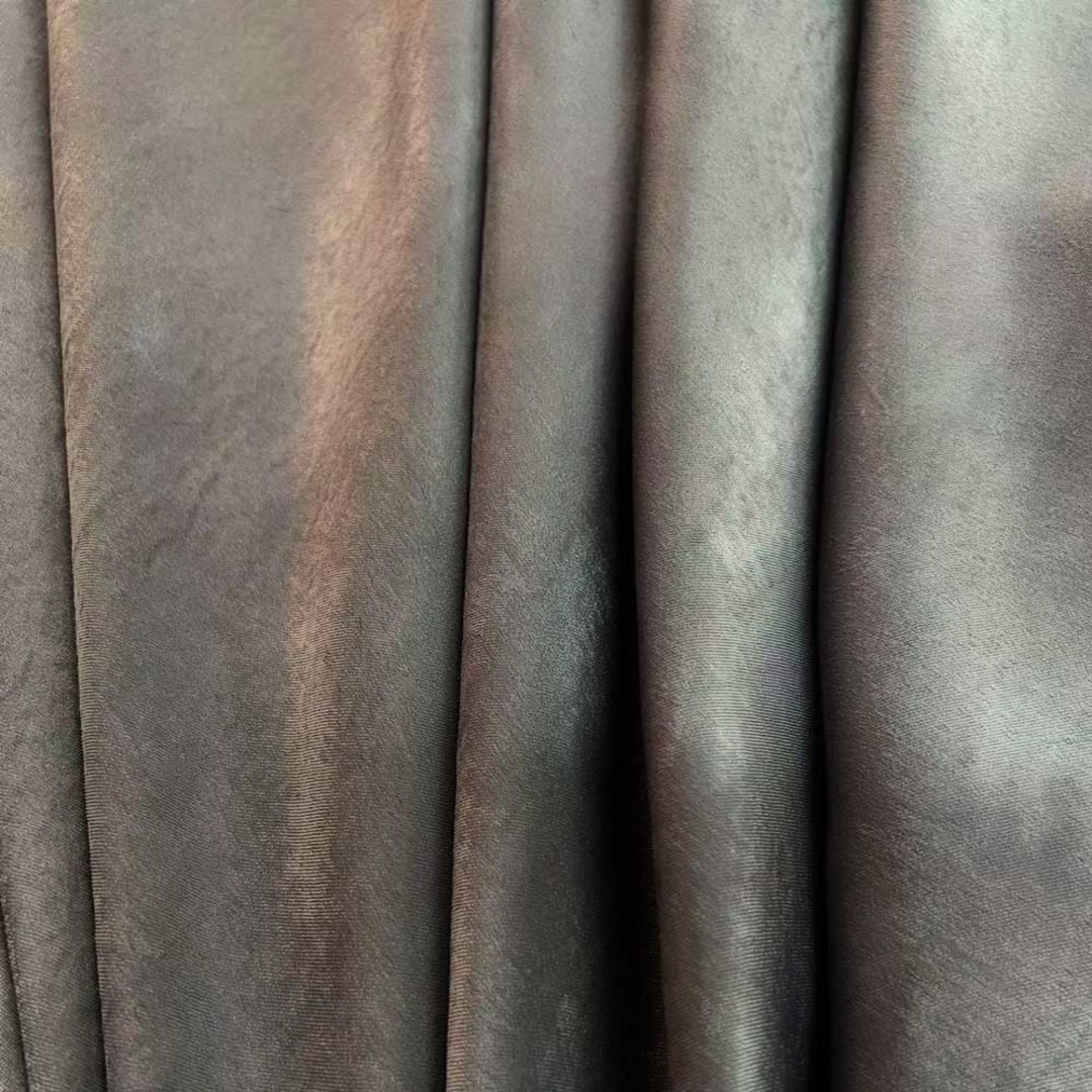 Satiny Touch Dark Gray Sheer Curtain